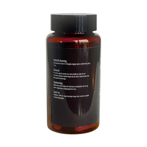 Maca Svart, Rød og Gul Fullspektrum 90x500mg - Uniiq